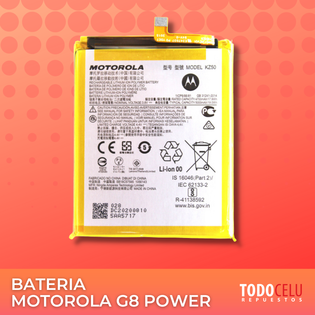 Codigo: bmoto-g8-power